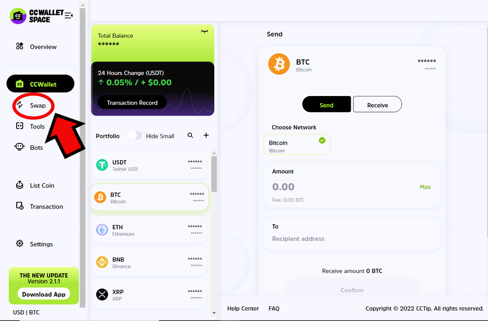 How To Easily Swap Crypto Assets in Your Wallet?